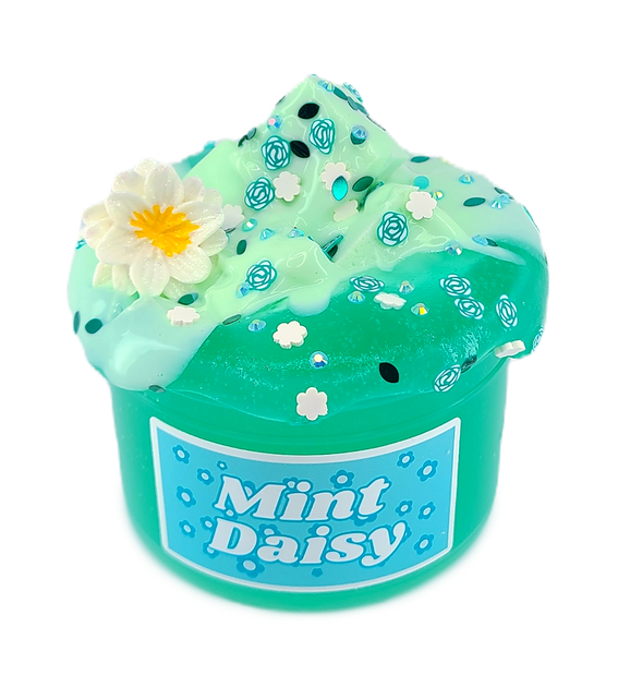 Mint Daisy – CinnaCrew Slimes