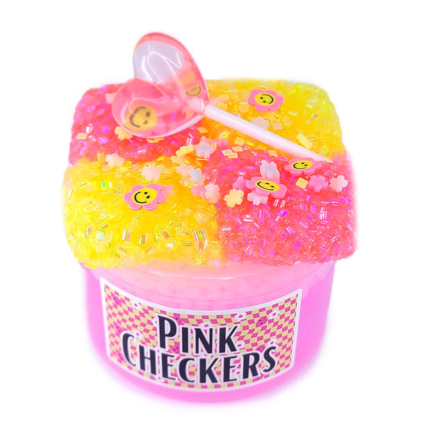 Pink Checkers – CinnaCrew Slimes
